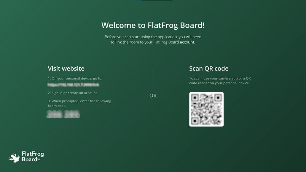 FlatFrog Board for Rooms Software Installation and Activation Instructions